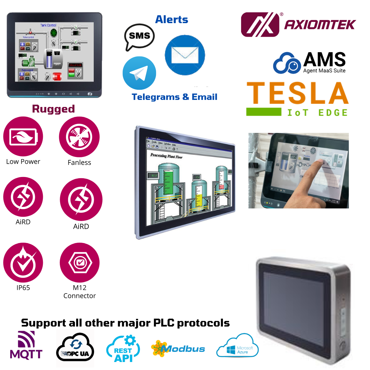 IIoT edge HMI for IR4 project - Axiomtek industrial PC Malaysia