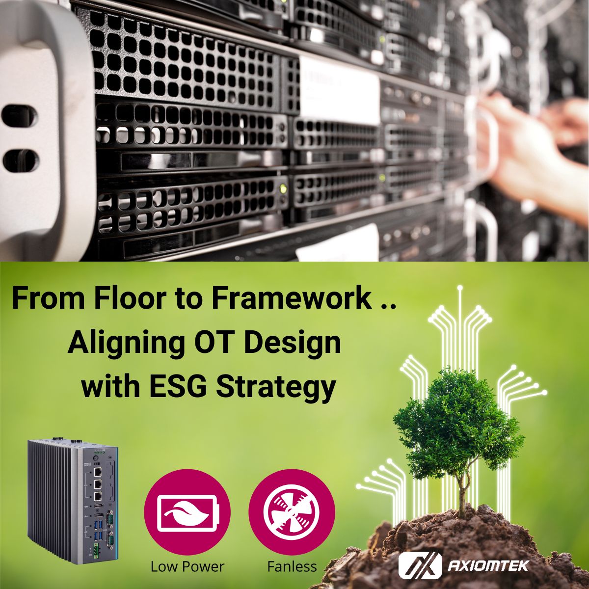 ESG Strategy on 24/7 Operation: Low Power Solutions - Axiomtek ...